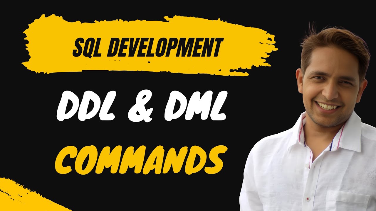 SQL Development Crash Course | Day 8: DDL and DML Commands in SQL - YouTube