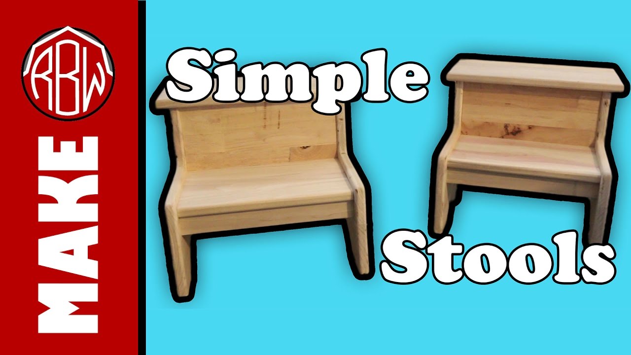 A Simple Step Stool - YouTube