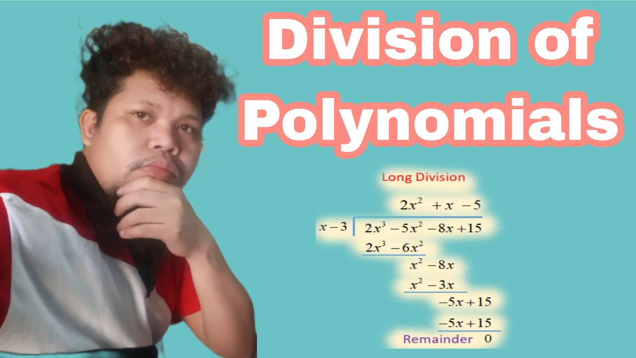 #divisionofpolynomials #longdivisionmethod #TeacherBon Division of ...