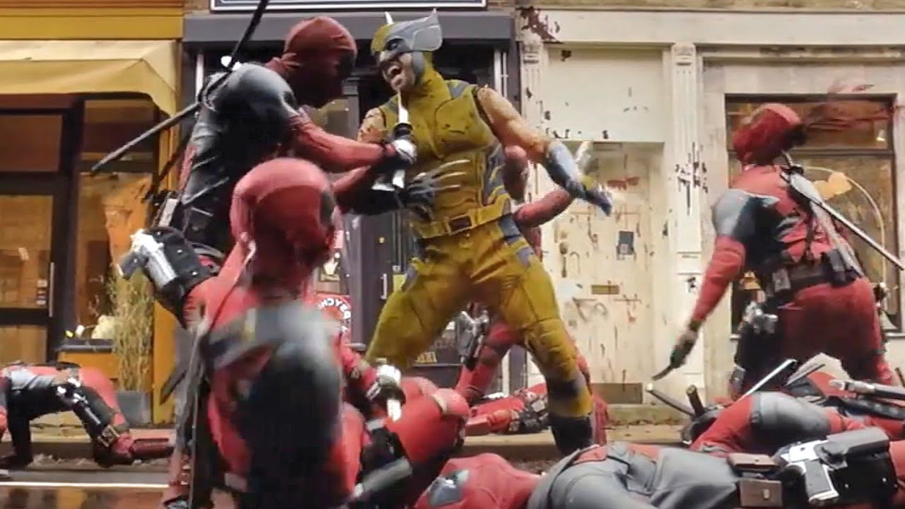 Deadpool Corps vs Deadpool and Wolverine Bus Fight x0.25 Speed Details ...