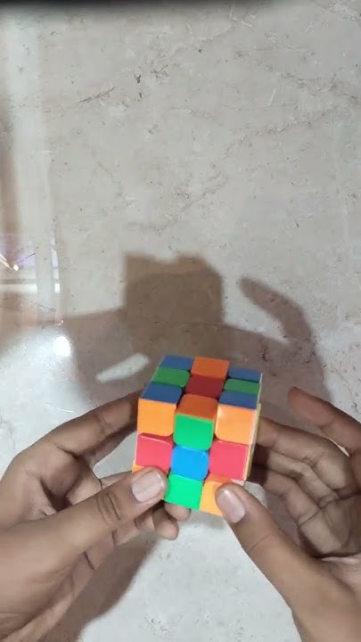 How to make checkerboard pattern on Rubik's cube - YouTube