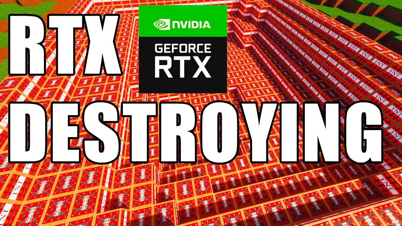 DESTROYING MY RTX WITH 10000 TNT🧨 on INCREDIBLE Minecraft GRAPHICS ...