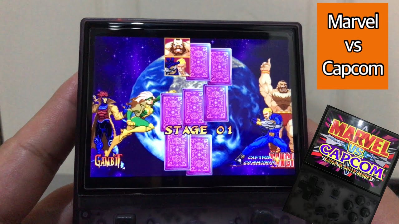 Gambit Gameplay | Marvel vs Capcom retro games | My childhood games ...