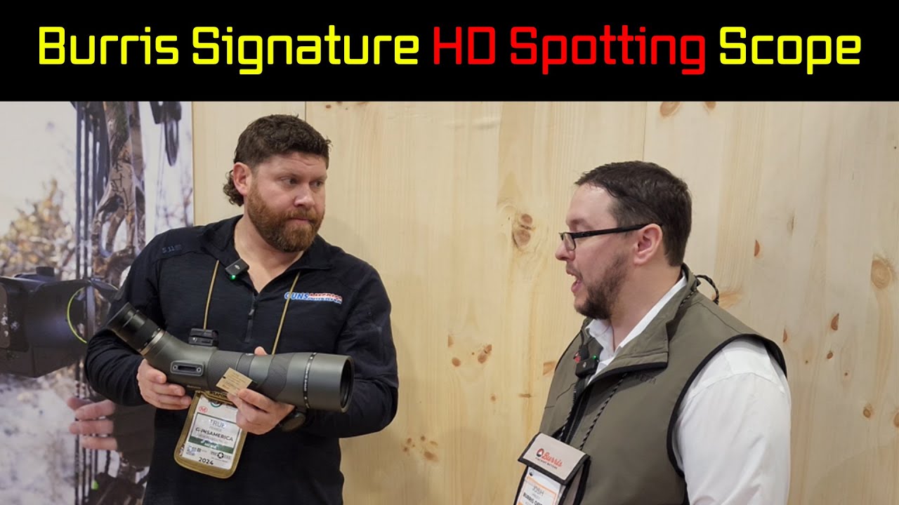 Burris Signature HD Spotting Scope - SHOT Show 2024 - YouTube