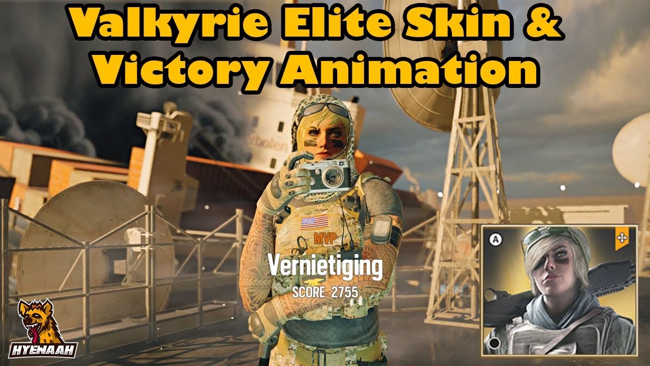 Valkyrie Elite Skin & Victory Animation - Rainbow Six Siege Operation ...
