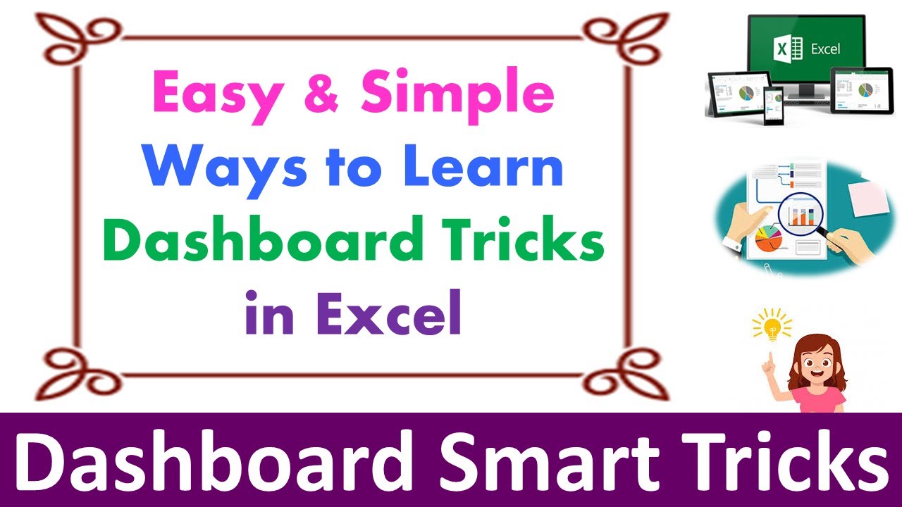 Easy and Simple Ways to Learn Dashboard Tricks in Excel - YouTube