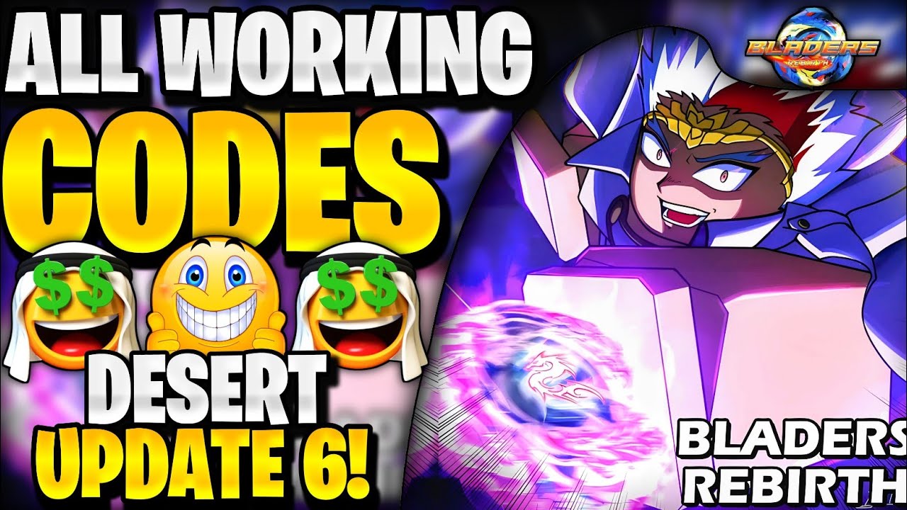 🔥*NEW* All Working DESERT UPDATE 6 CODES FOR BLADERS REBIRTH! ROBLOX ...