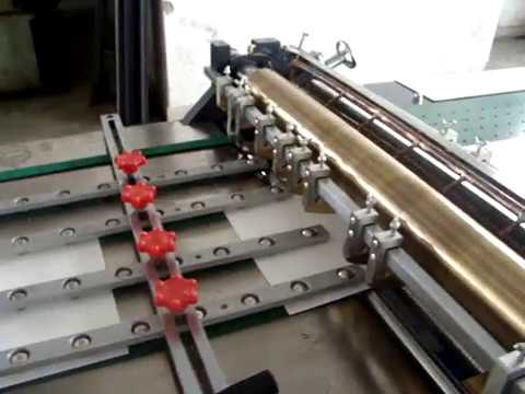 HM-650A Automatic gluing machine - YouTube