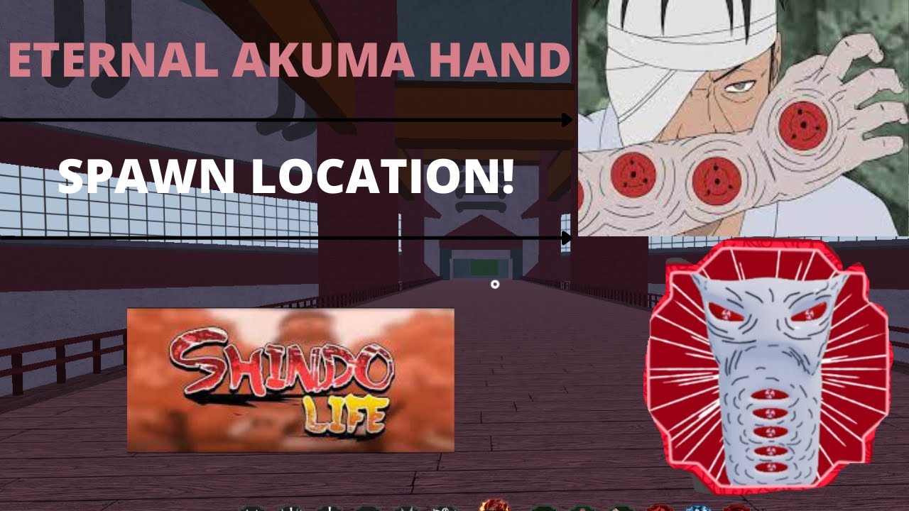 Eternal Akuma Hand SPAWN LOCATION | Shindo Life - YouTube