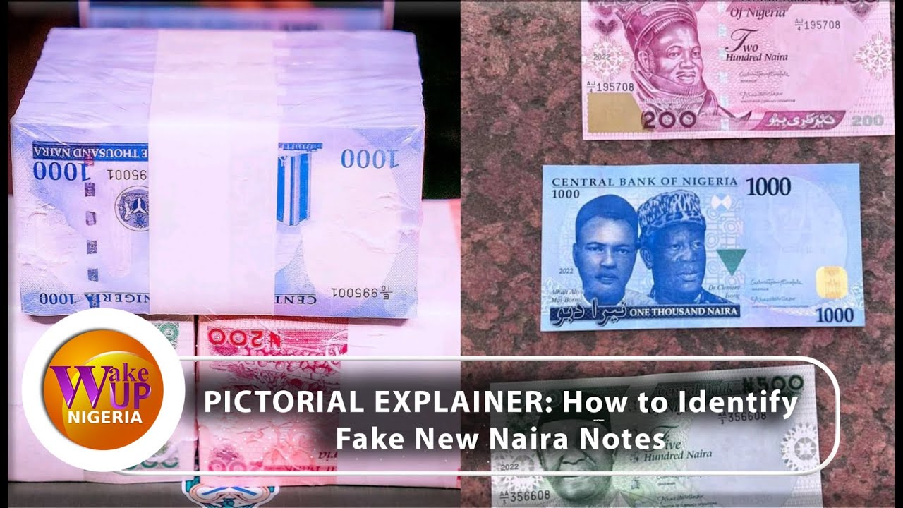 Easy Ways to Spot Fake Naira Notes (VIDEO) - YouTube