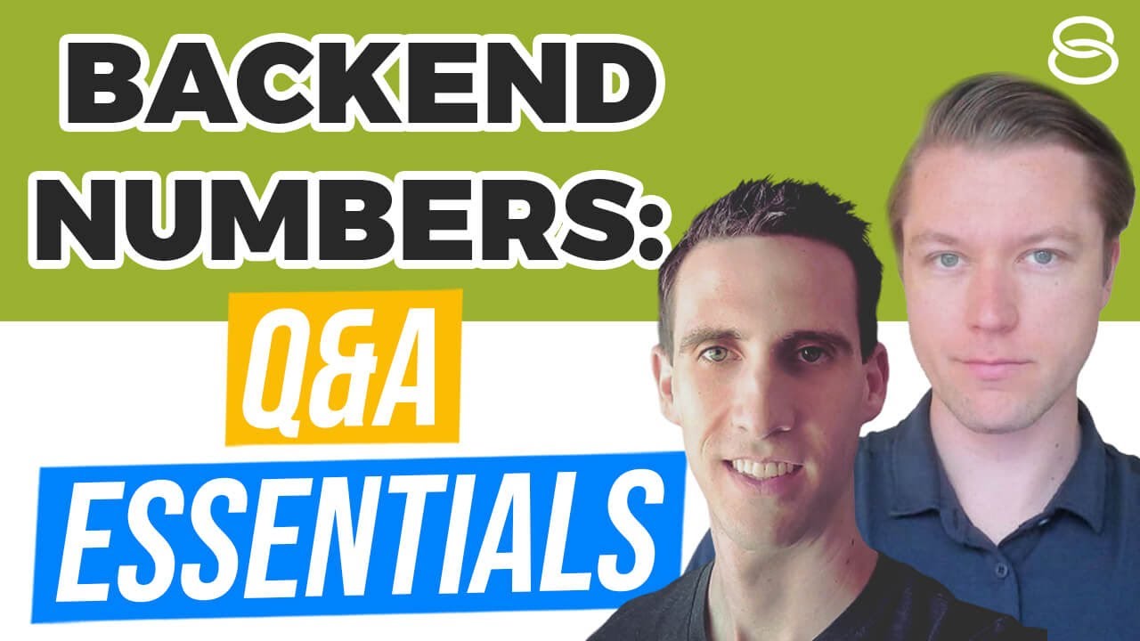 Backend Numbers: Q&A Essentials - YouTube