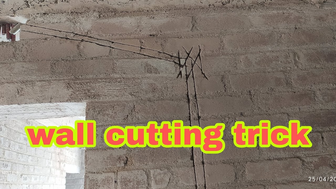wall cutting for electric work/ wall cutting kaise karte hain /how to ...
