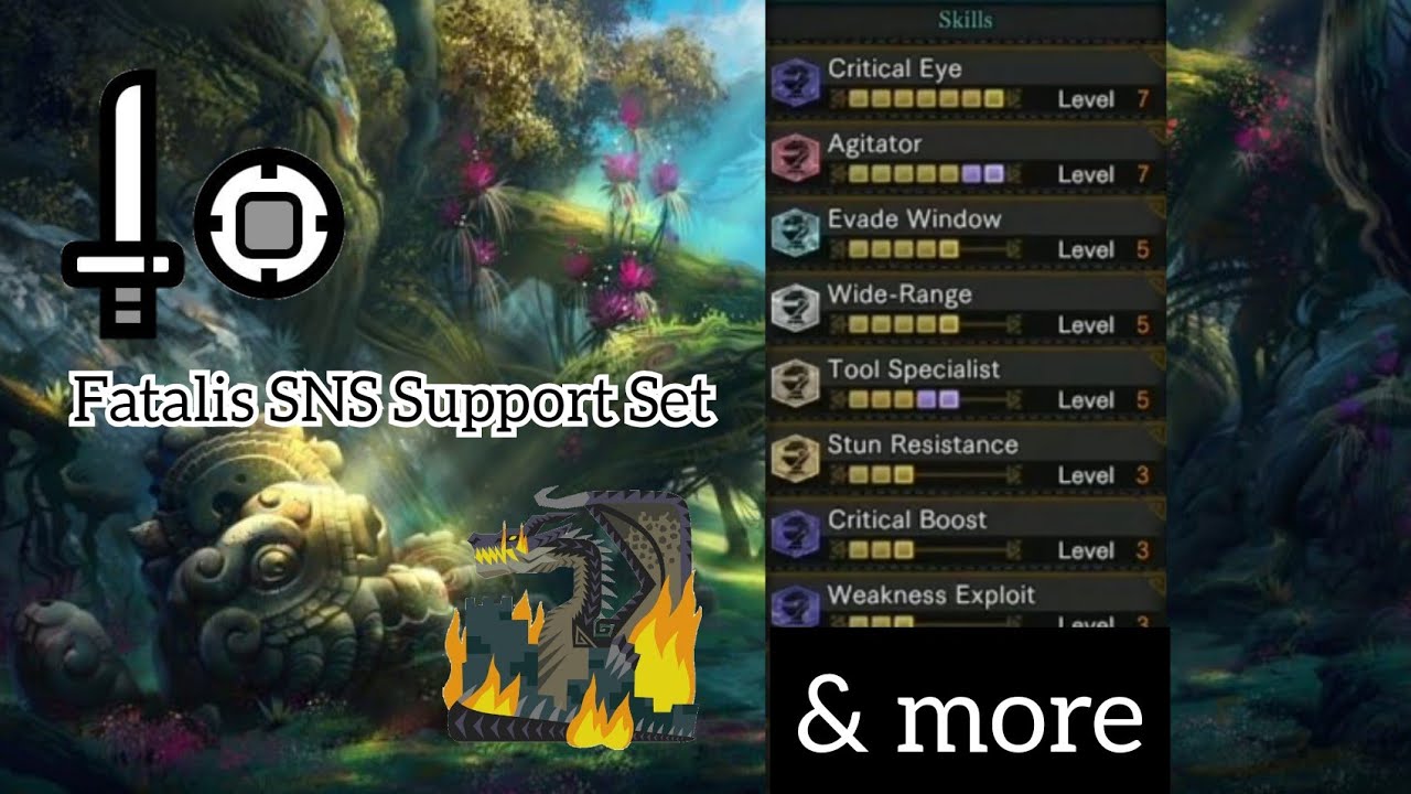 MHW Iceborne Fatalis SnS Support Build - YouTube