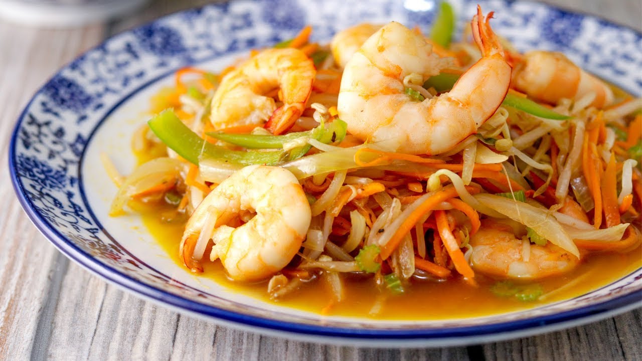 How to Make Shrimp Chop Suey | Stir Fry Recipes | Recipezazz.com - YouTube