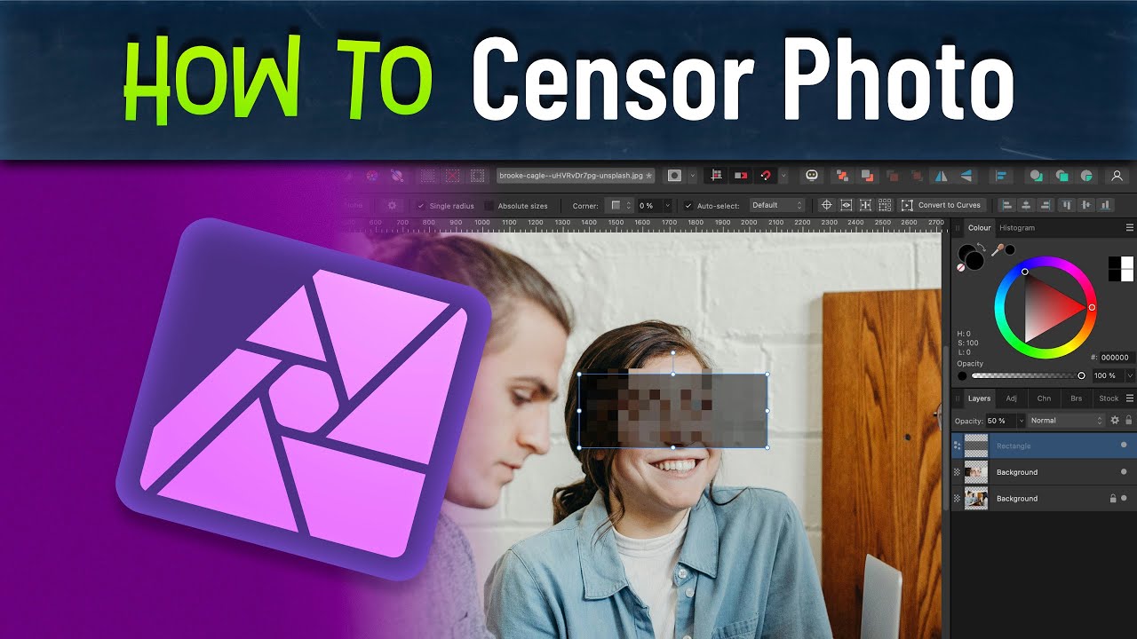 How to Censor an Image in Affinity Photo – Easy Pixelation & Blur ...