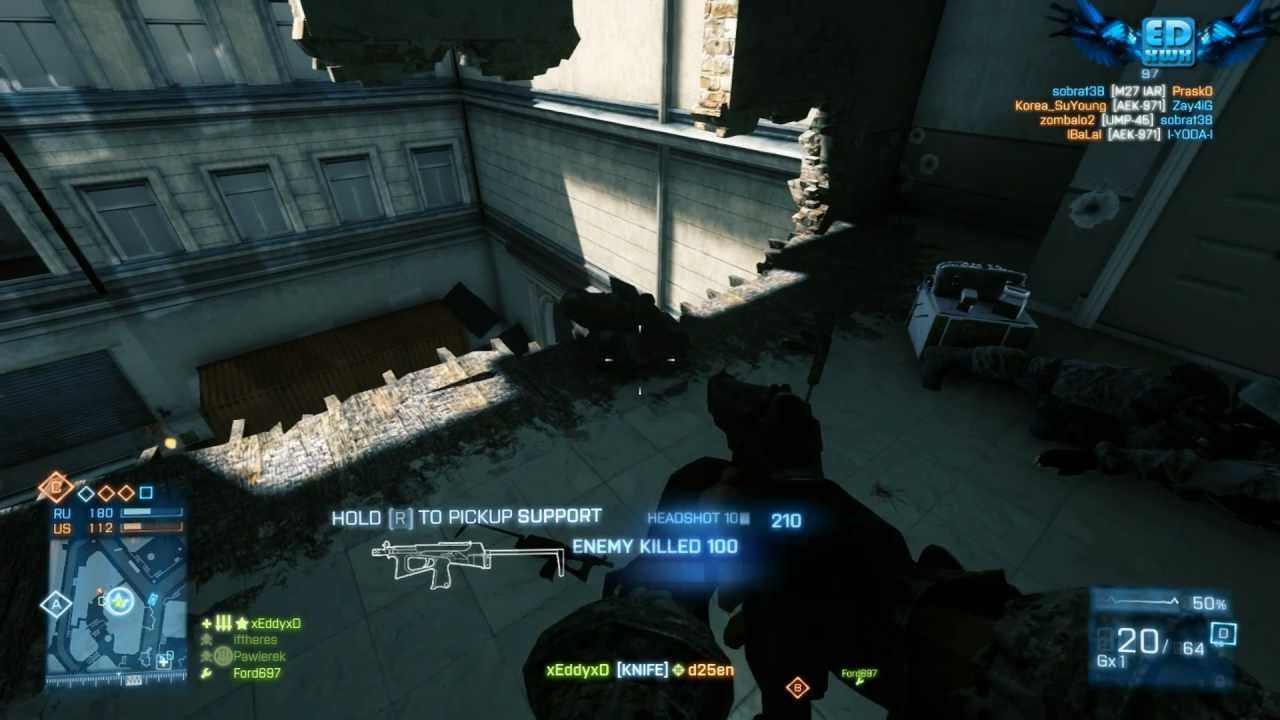 Battlefield 3 Counter Knife 1080p - YouTube