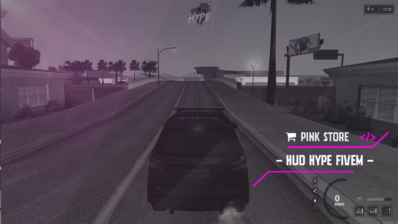 [PINK STORE] - HUD ESTILO HYPE FIVEM - MTA - YouTube