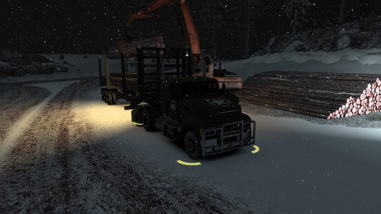 ATS ICE Timber Run - YouTube