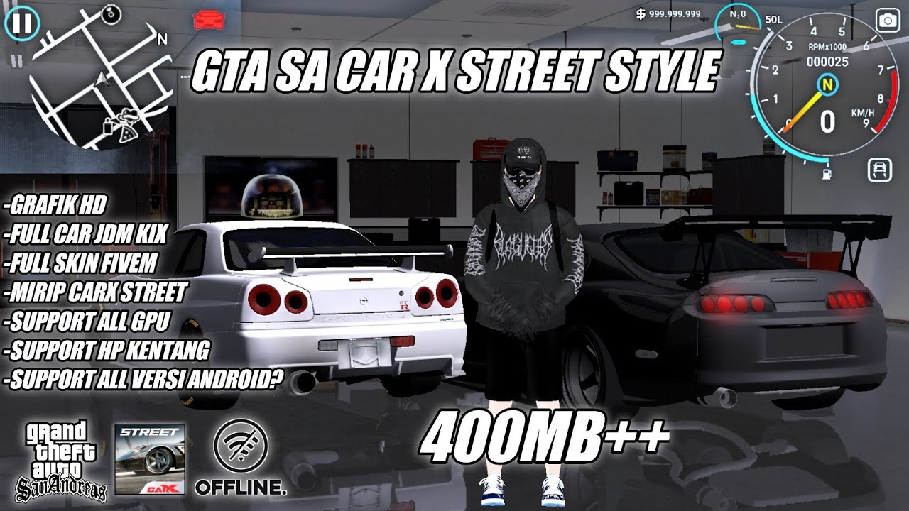 GTA SA FULL MOD JDM MIX LITE VERSION FULL CAR NEW ‼️GTA SA LITE CARX ...