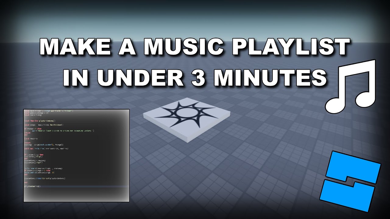 ROBLOX | MAKE A MUSIC PLAYLIST IN 3 MINUTES! - YouTube
