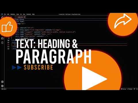 HTML & CSS : Text, Heading and Paragraph (Tagalog) #06 - YouTube