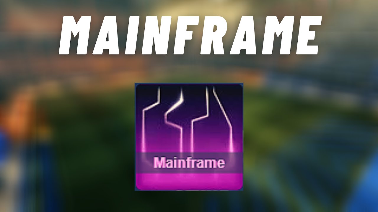 All Painted Mainframe Black Market Decal Rocket League - YouTube