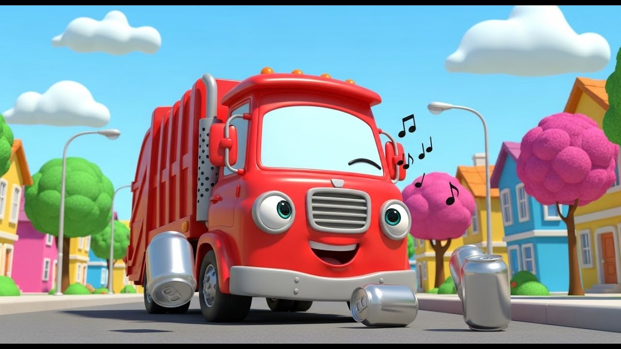 Garbage Truck Song – Sorting Colors Wagon by Wagon | Fun Counting ...