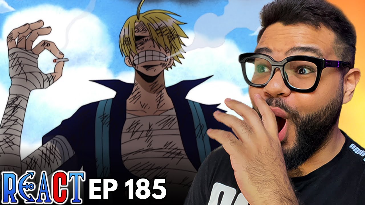 O SACRIFÍCIO DE SANJI! ONE PIECE Episódio 185 REACT - YouTube