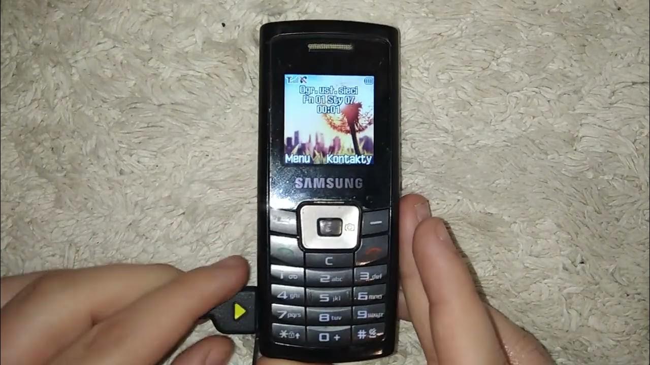 Samsung SGH-C450 - Charging - YouTube