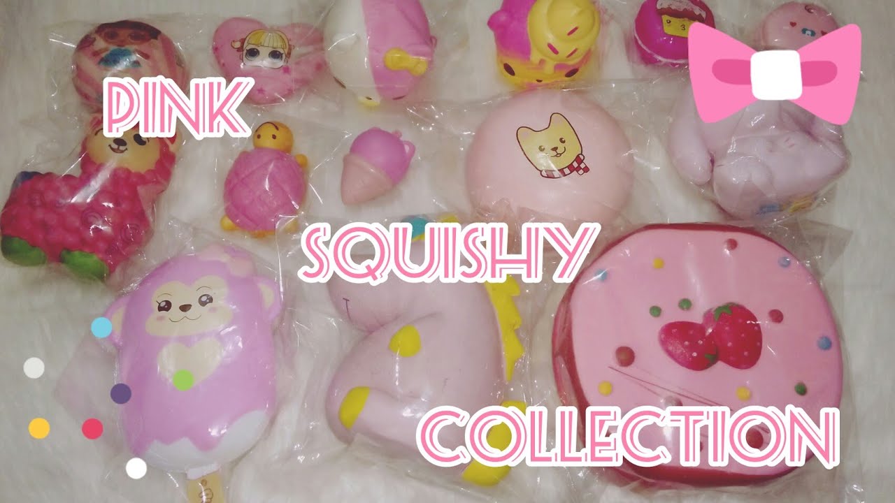 PINK SQUISHY COLLECTION || lucu banget! 💅 - YouTube