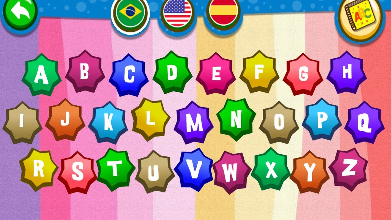 ABCDE HAPPY CARTOONS | LEARNING LETTERS FOR KIDS - Happy Watching - YouTube