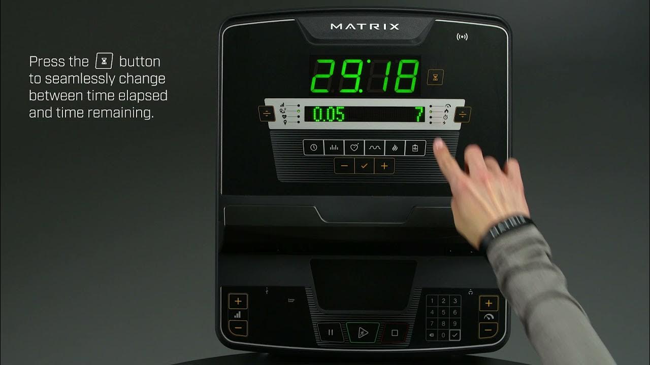 Matrix Fitness Canada: LED Console Walkthrough - YouTube