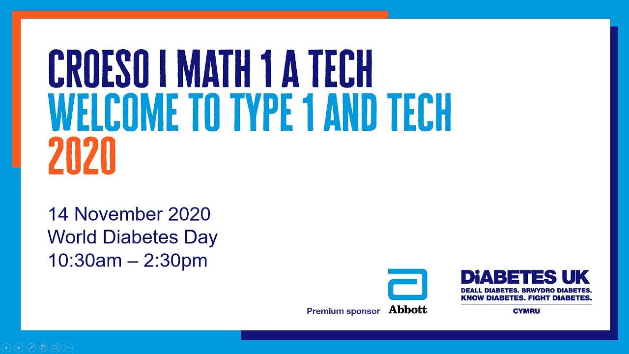 Diabetes UK - Type 1 and Tech Conference 14 November 2020 - YouTube