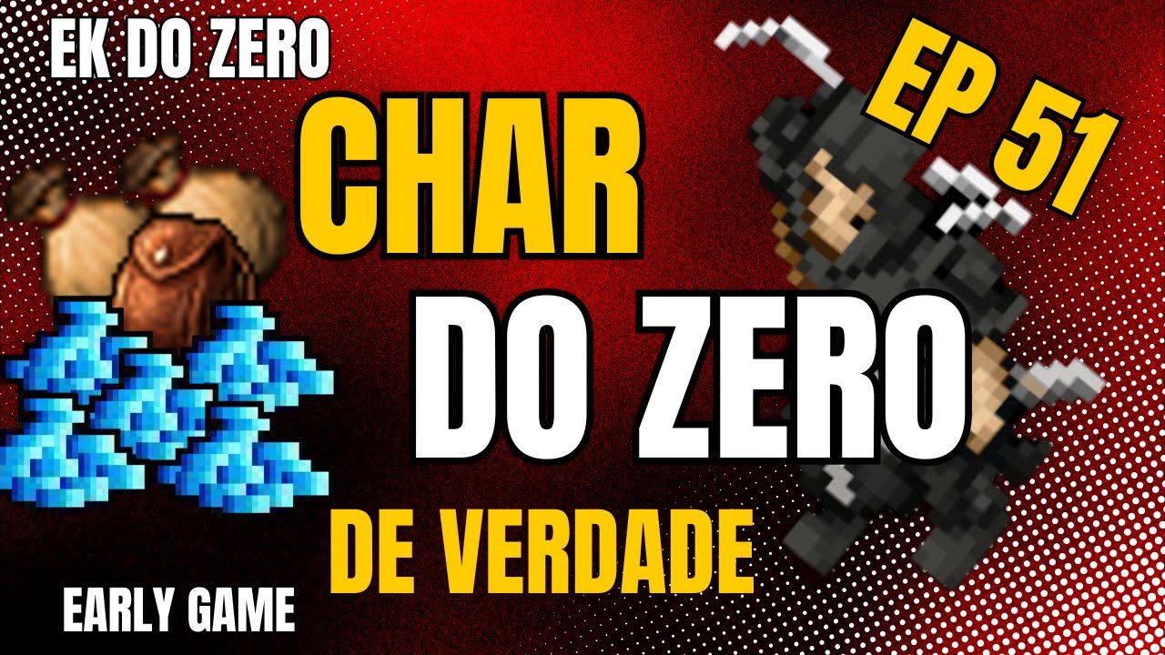 TIBIA - Knight do Zero - para Iniciantes | Sem Skills, Sem Set | Ek do ...