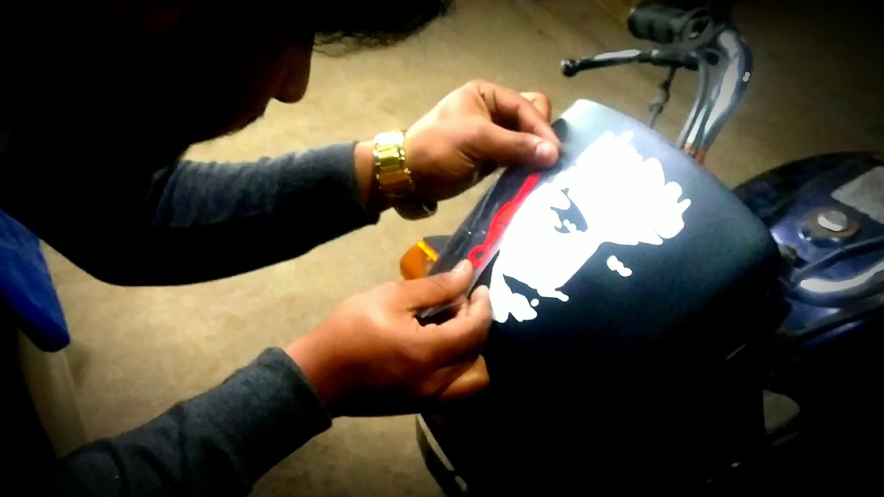 Rajput (राजपूत) sticker on bike. #rajput_graphics #rajput_photo #rajput ...