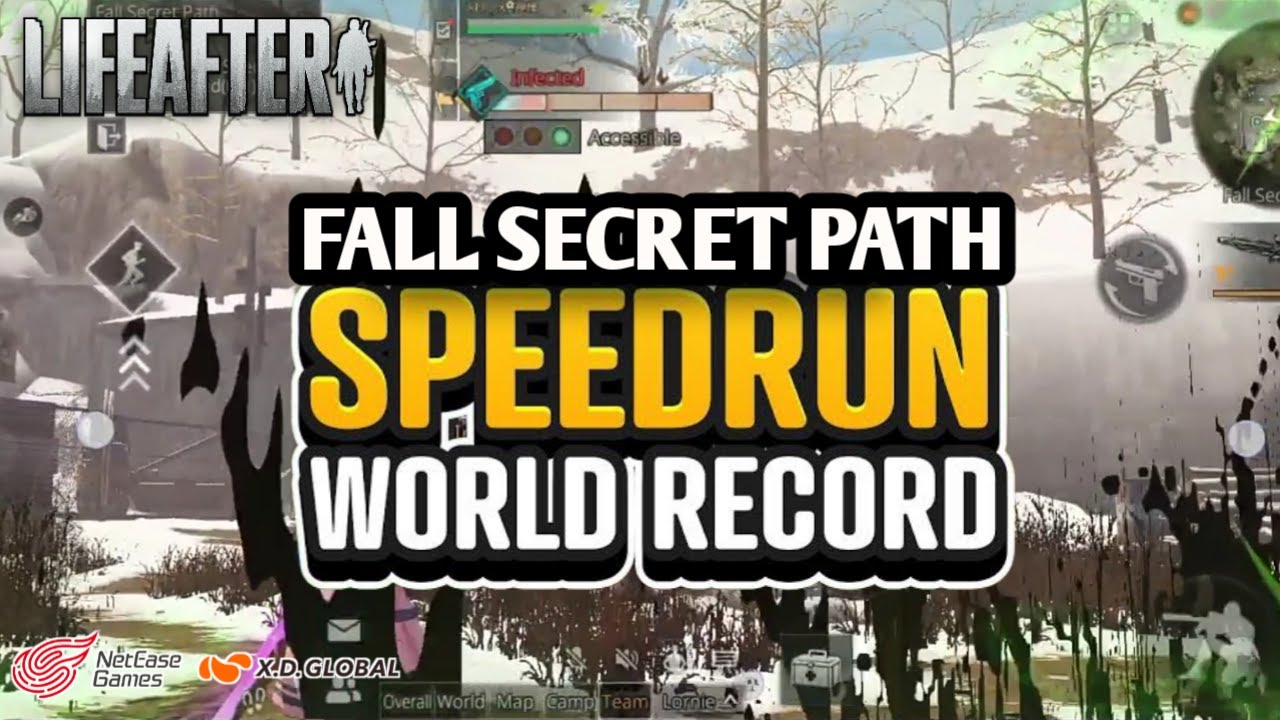 Speed Running Fall Secret Path Area operation - YouTube