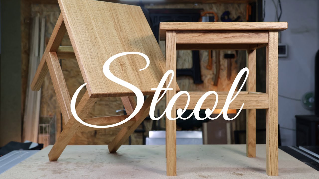 Stool | My first more or less normal stools) | woodworking | diy ...