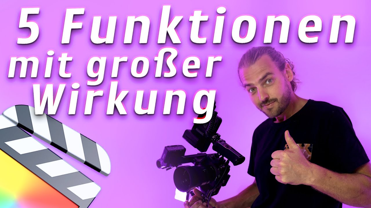 5 Funktionen die du kennen musst in Final Cut Pro X#teil 1 - YouTube