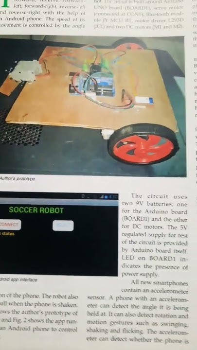 Soccer Robot using Arduino with Bluetooth Hc-05 & Servo Motor #science ...