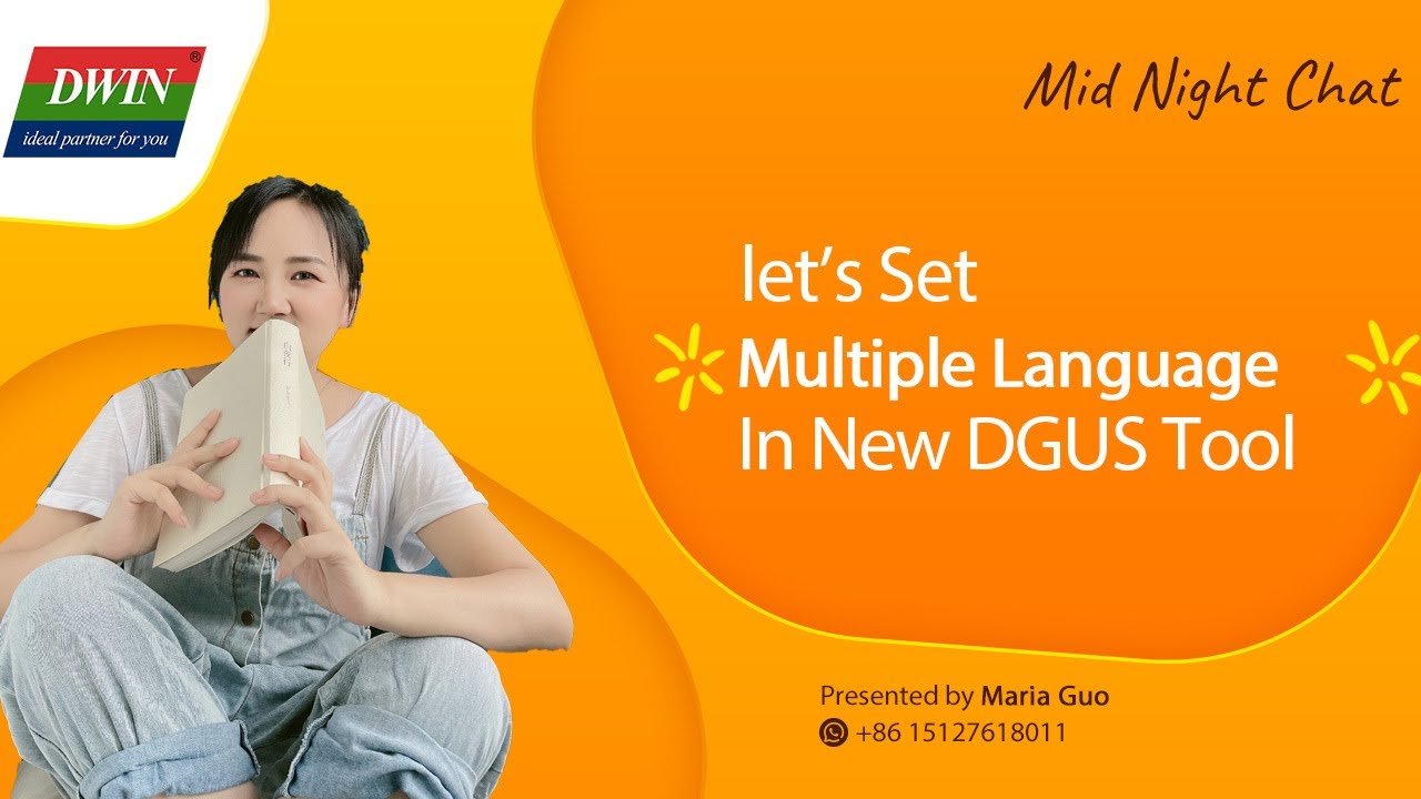 Maria's Chat: Set the Multiple Language with New #dwin #dgus tool - YouTube