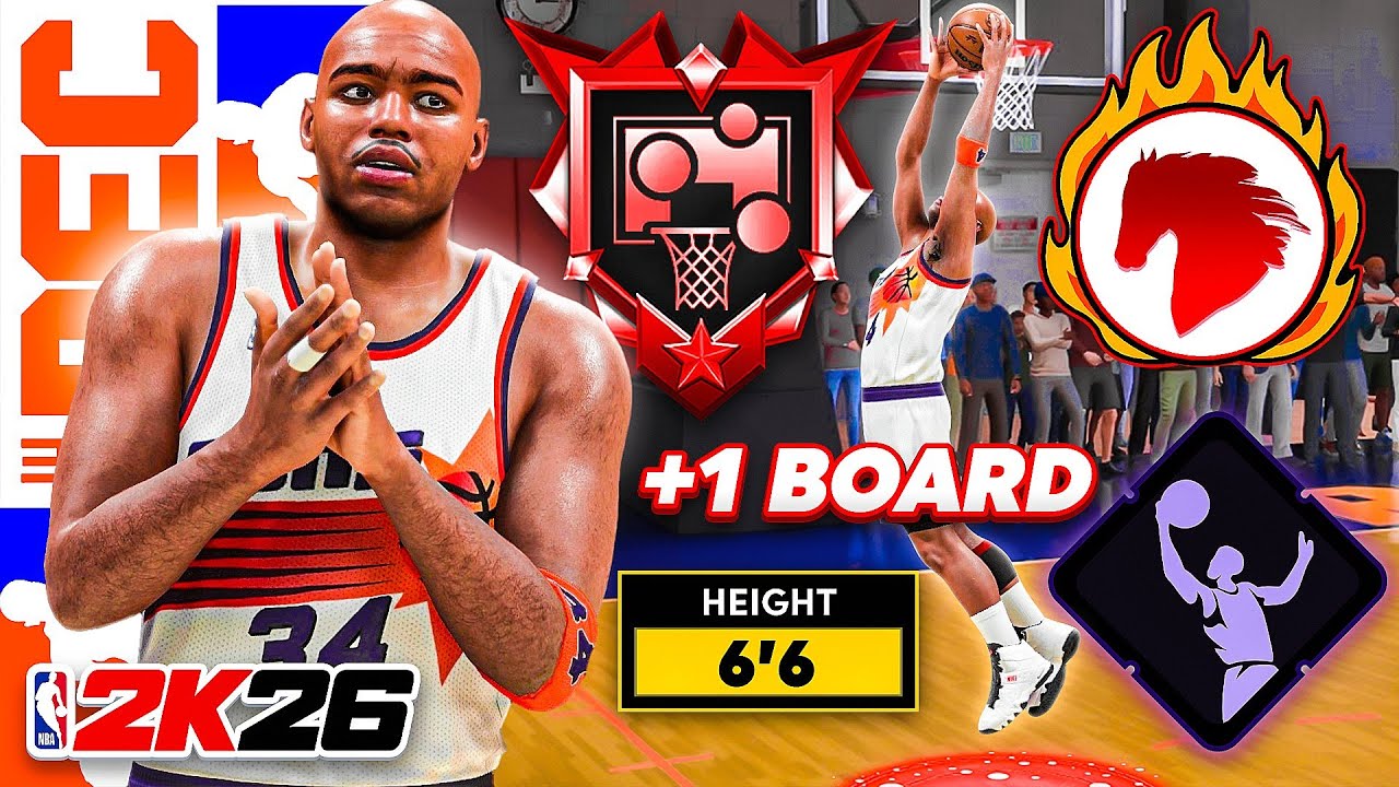This 6'6 CENTER BUILD with LEGEND REBOUND CHASER is DOMINATING RANDOM ...