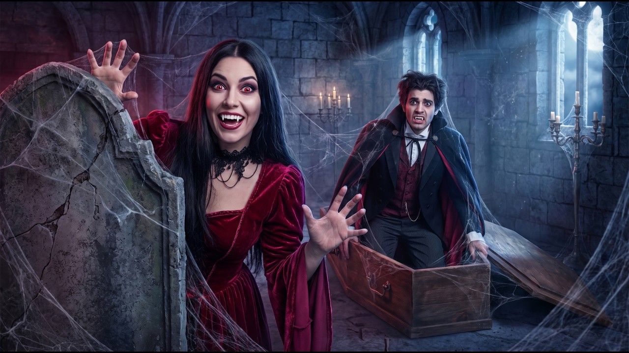 PETIT VAMPIRE ET GRAND VAMPIRE || Scènes Drôles et Mignonnes Avec ...