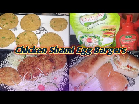 Anda Shami Bargers Recipe!Andy wala Barger/ How to Make Andy Wala Barge ...