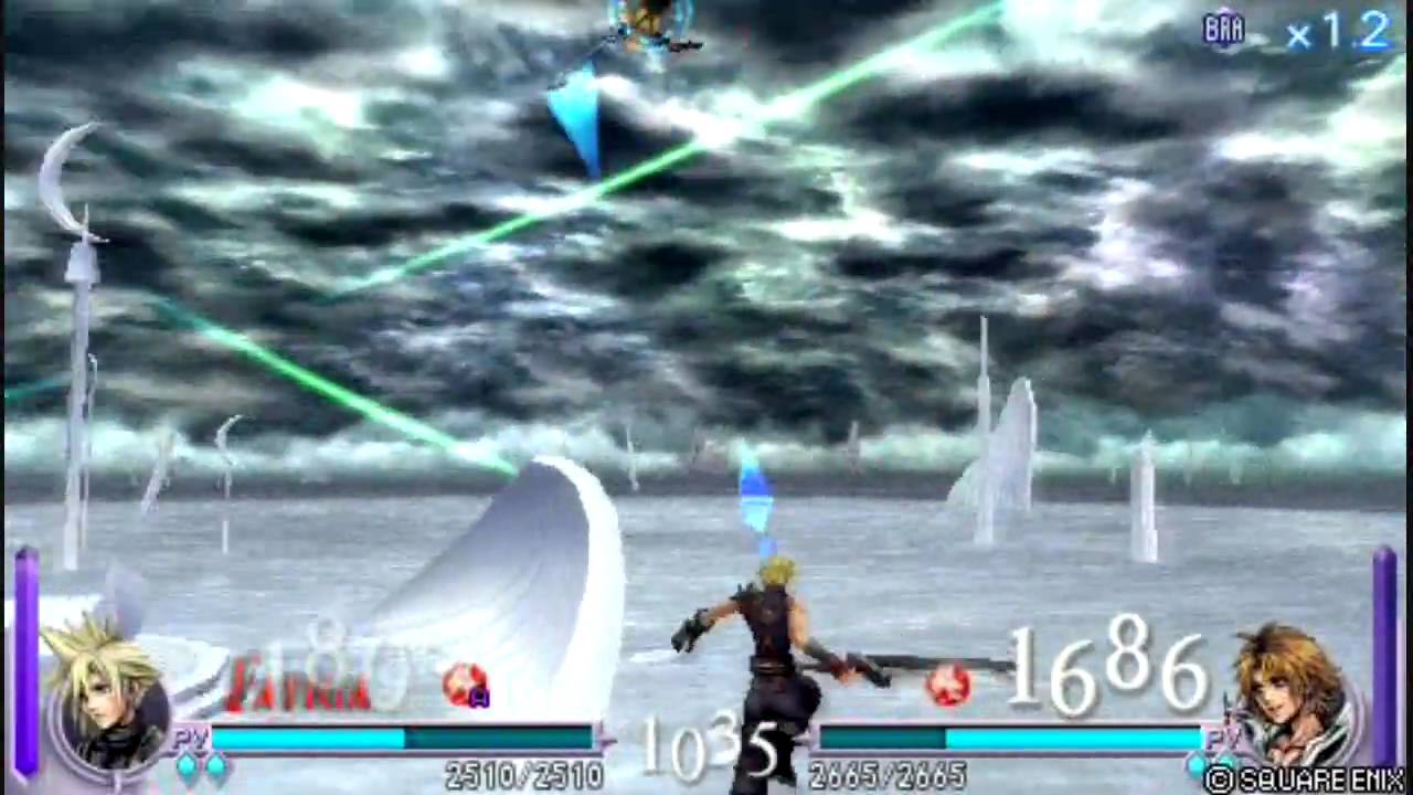 Dissidia Final Fantasy - 002 - Cloud vs Tidus - YouTube