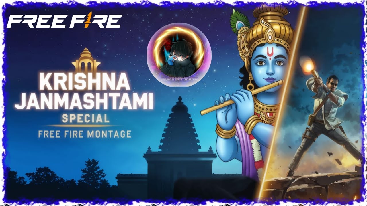 Krishna Janmashtami special Free Fire 🔥 montage|| status - YouTube