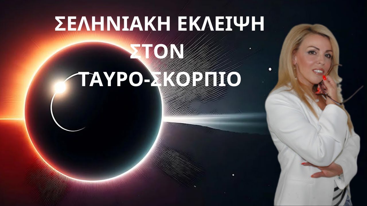 ΣΕΛΗΝΙΑΚΗ ΕΚΛΕΙΨΗ ΣΤΟΝ ΤΑΥΡΟ - ΣΚΟΡΠΙΟ - YouTube
