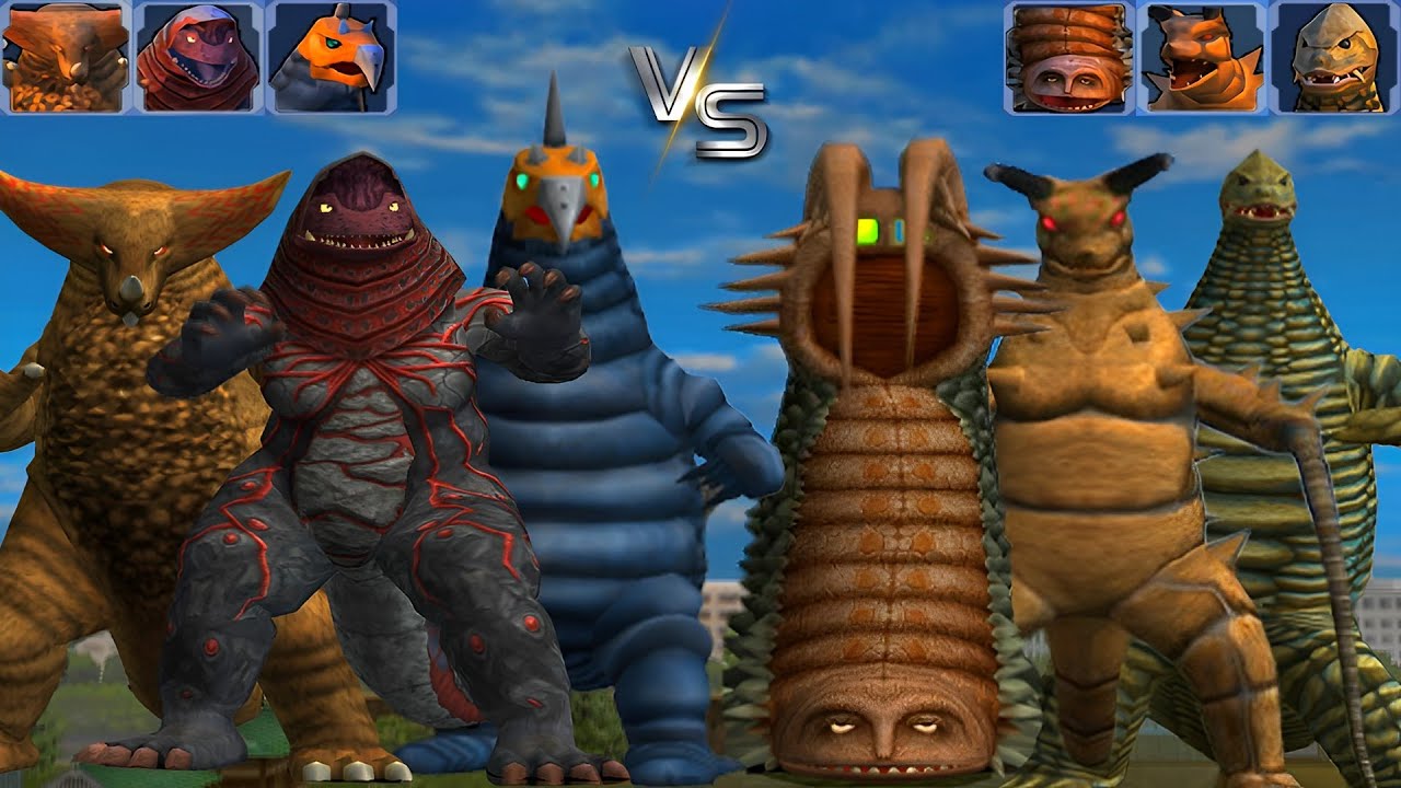 UFE3：Gomorrah/Flame Gorzan/Rechubas VS Two-tailed monster/Gudun/Red ...