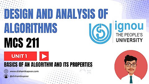 MCS 211 - Design and Analysis of Algorithms - YouTube