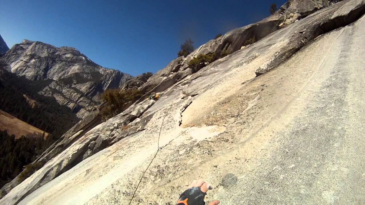 Royal Arches Pitch 9 Pendulum - Yosemite Valley - YouTube