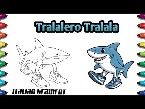 How to Draw Tralalero Tralala | Step by Step Tutorial - YouTube